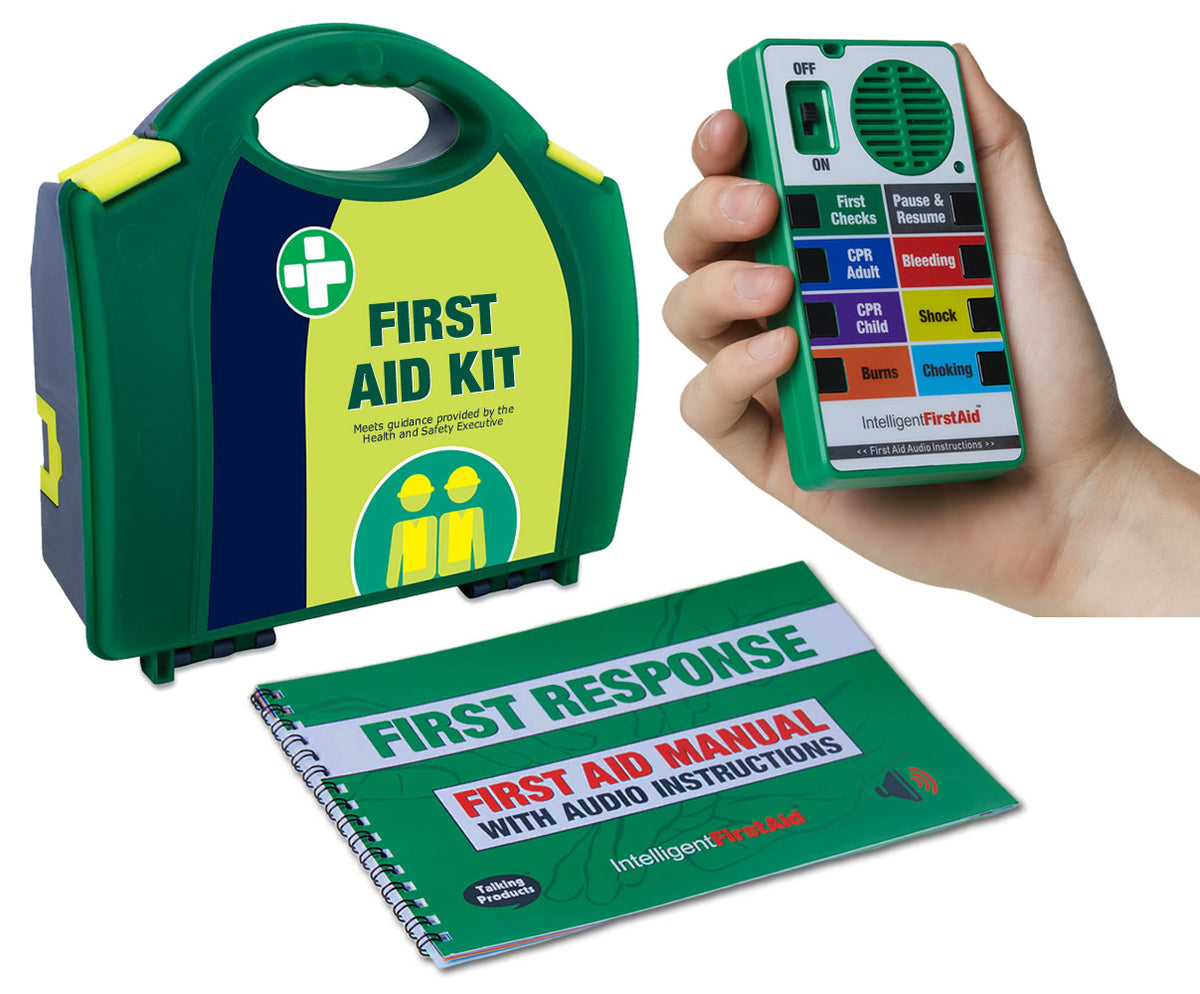 Talking First Aid Kit will help to save lives - Audio instructions ...