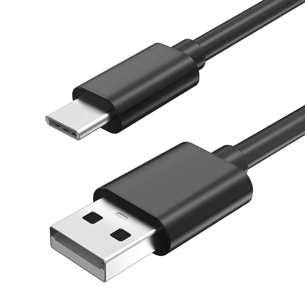 USB Cable, USB-C plug to USB-A plug, 2 metres length, Black – Talking ...