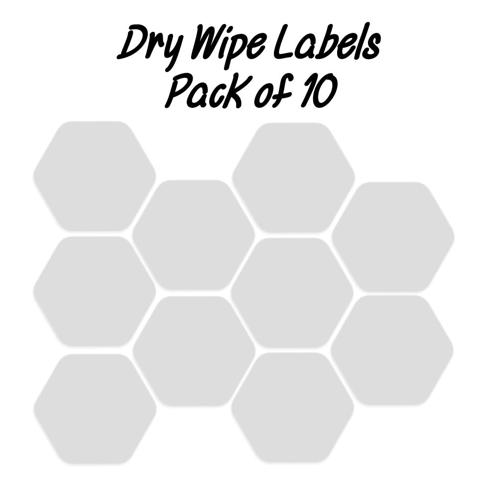 Dry Wipe Labels for Talking Tiles - Hexagon Shape – Talking Products Ltd