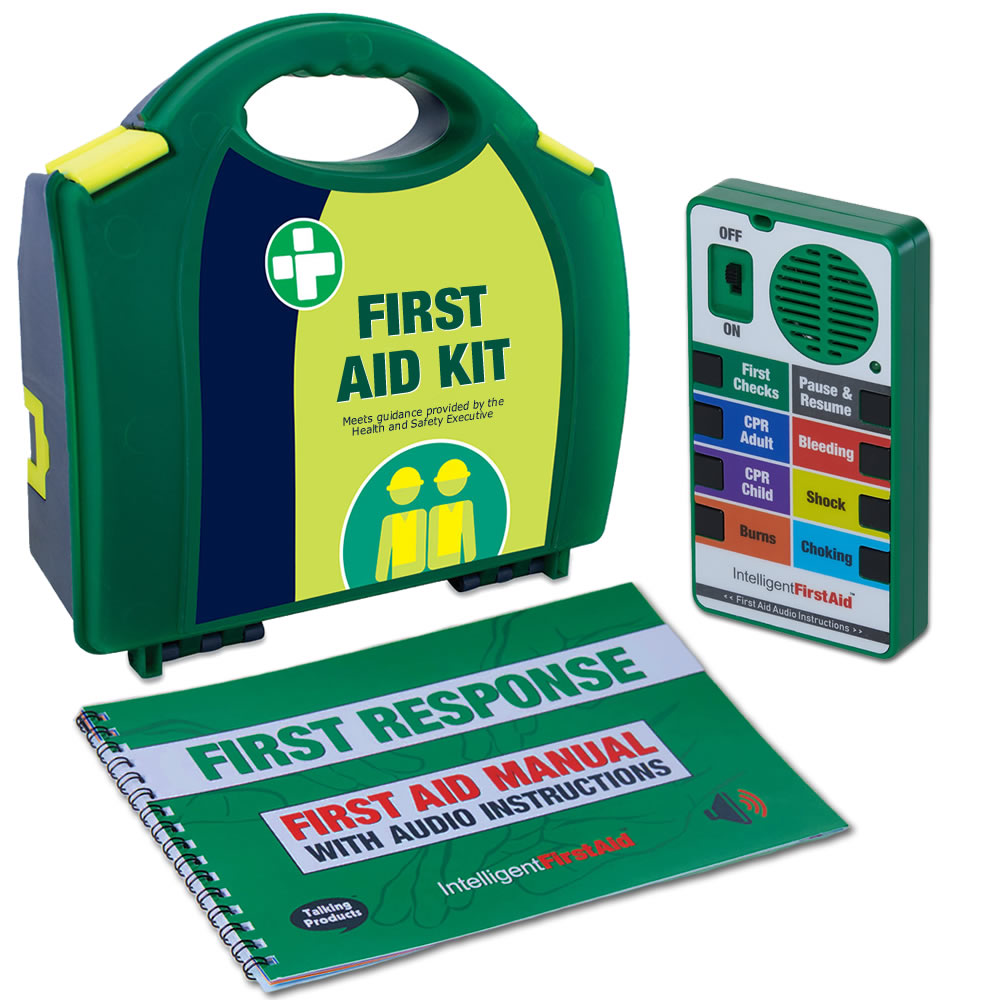 Talking First Aid Kit - Audio instructions for First Aid procedures ...