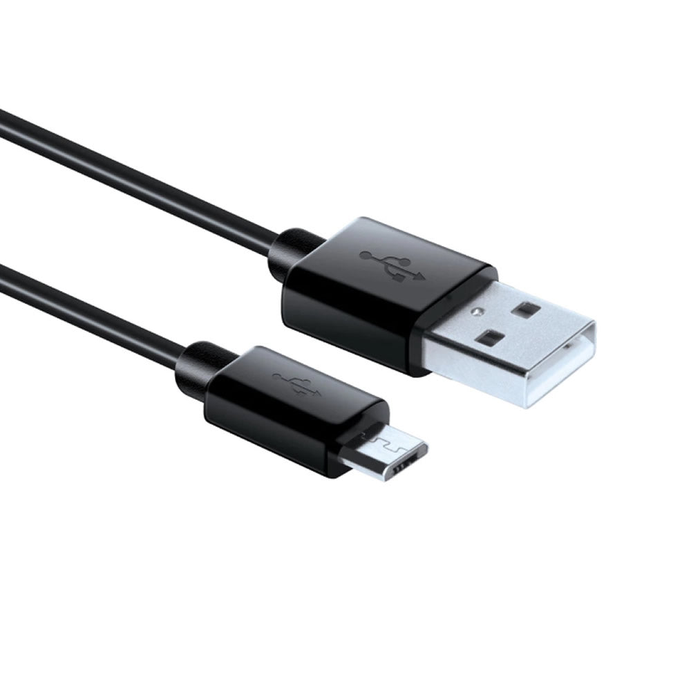 Micro-B USB Cable - USB Micro-B plug to Type-A plug, 250mm, Black ...